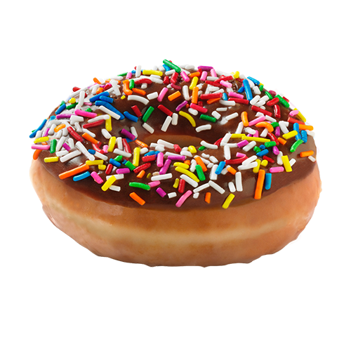 Krispy Kreme Sprinkle Donut