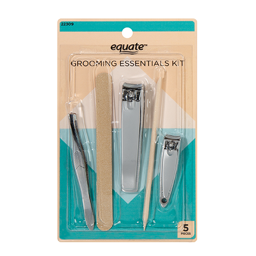 Equate Beauty Nail Care Personal Grooming Essentials Kit, 5 piece ...