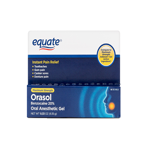 Equate Orasol Oral Anesthetic Gel, .33 oz – Clutch Deliveries